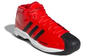 Adidas Pro Model 2g High Top Sneakers - Red/black