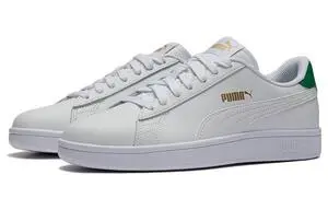 PUMA Smash V2 Low Top Sneakers - White/green