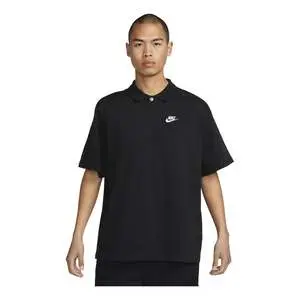 Nike Club Lapel T-shirt - Black