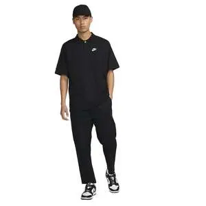 Nike Club Lapel T-shirt - Black