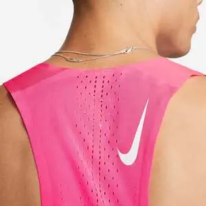 Nike Dri-fit Adv Aeroswift Racing Running Singlet - Pink