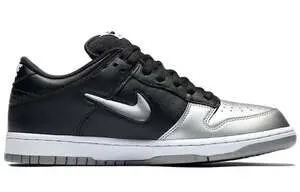 Nike X Supreme Sb Dunk Low Qs Metallic Silver