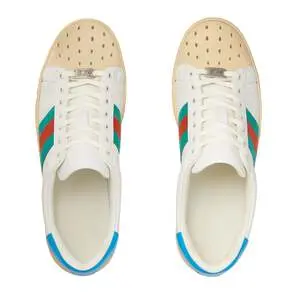Gucci Ace Leather Sneakers - White