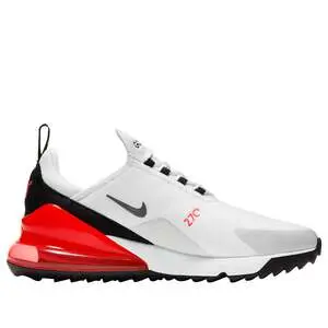 Nike Max 270 Golf Sneakers - White/black/red