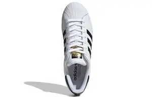 Adidas Superstar Low Top Sneakers - White/black
