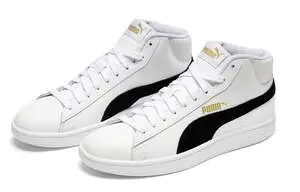 PUMA Smash V2 Mid Top Sneakers - White