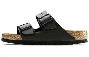 BIRKENSTOCK Arizona Series Adjustable Strap Sandals - Black