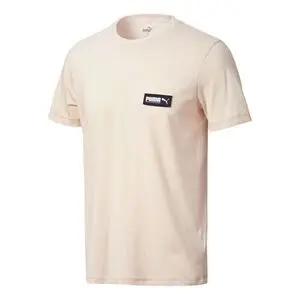 PUMA Fuslon Minimalistic Chest Alphabet Logo Label Short Sleeve