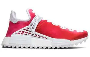 Adidas X Pharrell Nmd Hu Trail "passion" Asia Exclusive Sneakers - Red