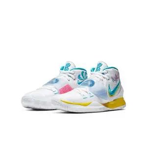 Nike Kyrie 6 "neon Graffiti" High Top Sneakers