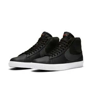 Nike Zoom Blazer Mid Iso Sb Orange Label Sneakers - Black/gray