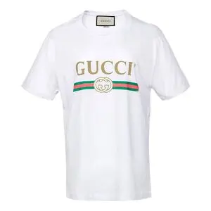 Gucci Washed Jersey Oversize T-shirt - White