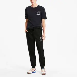PUMA X Tyakasha Track Pants 'black White - Black/white