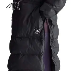 Adidas X Stella Mccartney Long Padded Winter Jacket - Black