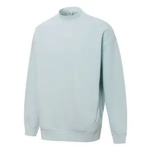 PUMA Mmq Crew Alphabet Embroidered Knit Sports Pullover - Blue
