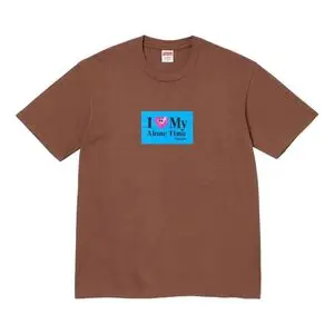 Supreme Ss26 Alone Time T-shirt - Brown