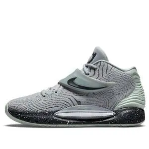 Nike Kd 14 Tb Mid Top Sneakers - Silver/gray