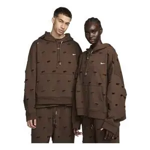 Nike X Jacquemus Distressed Swoosh Hoodie - Cacao Wow