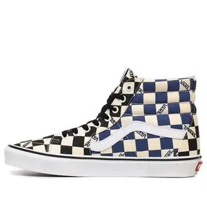 VANS Big Check Sk8-hi Sneakers - Black/blue