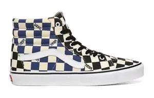 VANS Big Check Sk8-hi Sneakers - Black/blue