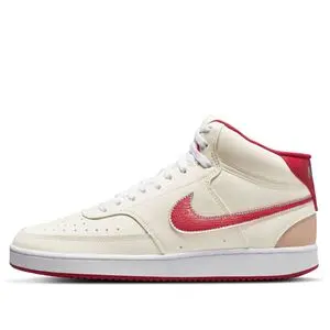 Nike Court Vision Mid-top Sneakers - White/red