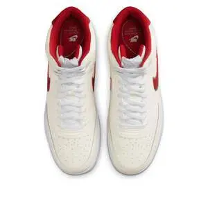 Nike Court Vision Mid-top Sneakers - White/red