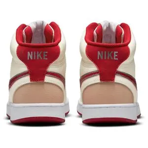 Nike Court Vision Mid-top Sneakers - White/red