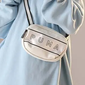 PUMA Crossbody Bag With Logo Detail - White/black
