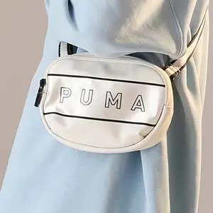 PUMA Crossbody Bag With Logo Detail - White/black