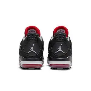 JORDAN Golf 'bred' High Top Sneakers - Black/fire Red/cement Grey