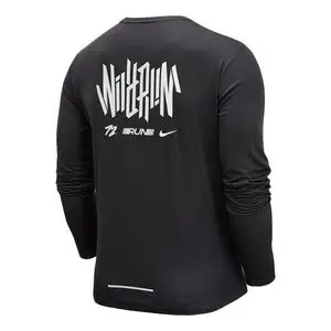 Nike Pacer Wild Run Long Sleeve Running Top - Black
