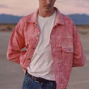 StÜssy X Levi's Dyed Jacquard Jacket - Pink