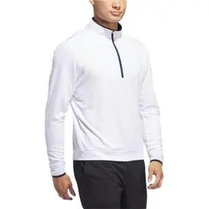 Adidas Lightweight Half-zip Top - White