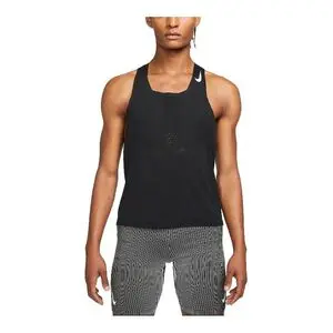 Nike Dri-fit Adv Aeroswift Racing Running Singlet - Black
