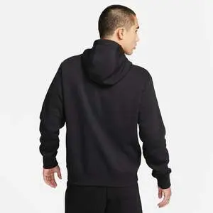 Nike Club Fleece Pullover Hoodie Asia Sizing 'black