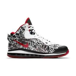 Nike Lebron "graffiti" High Top Sneakers - Black