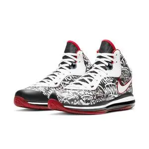 Nike Lebron "graffiti" High Top Sneakers - Black