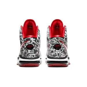 Nike Lebron "graffiti" High Top Sneakers - Black