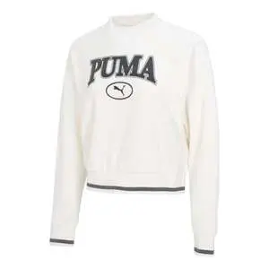PUMA Logo Sweatshirt - White/black