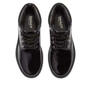 Timberland Inch Premium Waterproof Patent Boots - Black