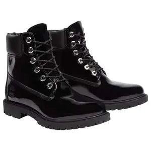 Timberland Inch Premium Waterproof Patent Boots - Black