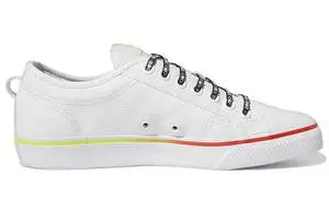 Adidas Nizza Trefoil Low Top Sneakers - White