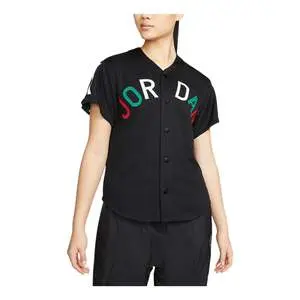 JORDAN X Nina Chanel Abney Graphic Top - Black