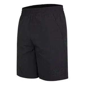 Adidas Neo Side Large Logo Athleisure Casual Sports Shorts - Black