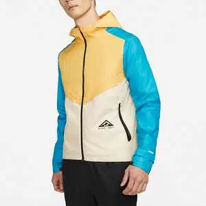 Nike Windrunner Contrast Windproof Casual Hooded Jacket For
