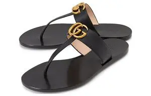Gucci Double G Thong Sandals