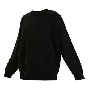 Adidas Y-3 Loose Round Neck Long Sleeves Pullover - Black