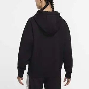 Nike Logo Embroidered Solid Color Fleece Lined Black
