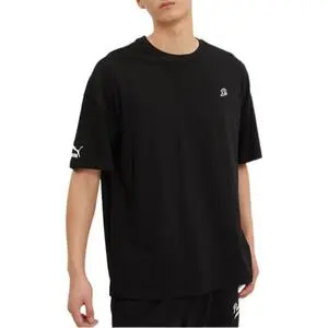 PUMA Logo T-shirt 'black