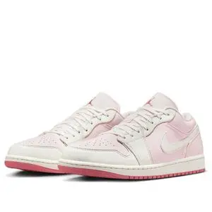 JORDAN 1 Low Se Sneakers - Sail/pink